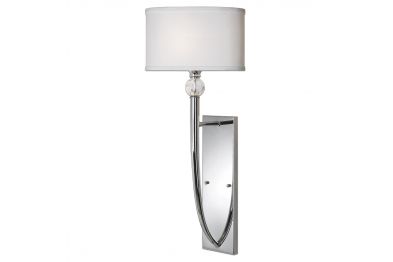 Uttermost Vanalen 1 Light Chrome Wall Sconce at Gardner-White