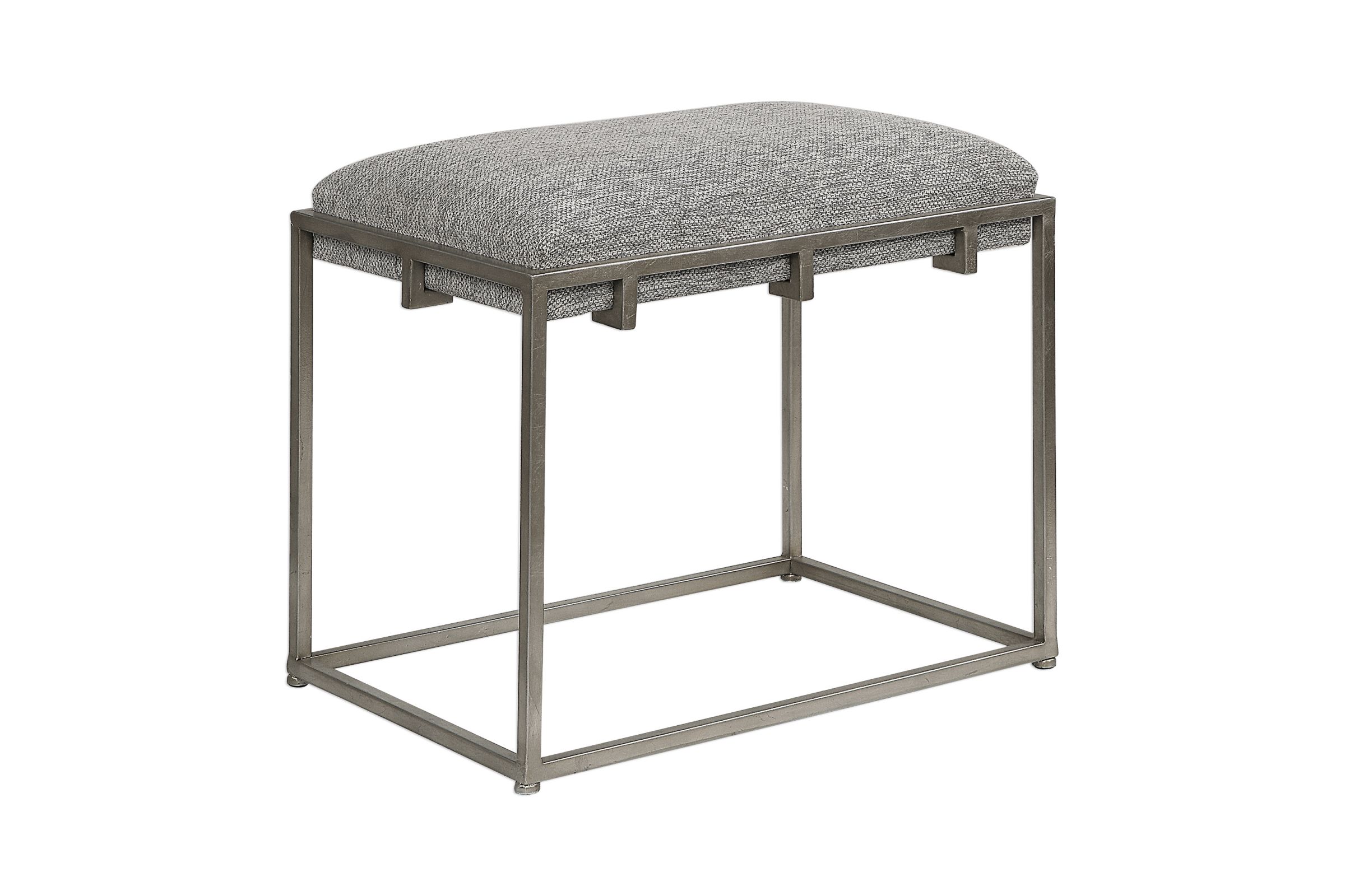 Edie Silver Small Bench at Gardner-White