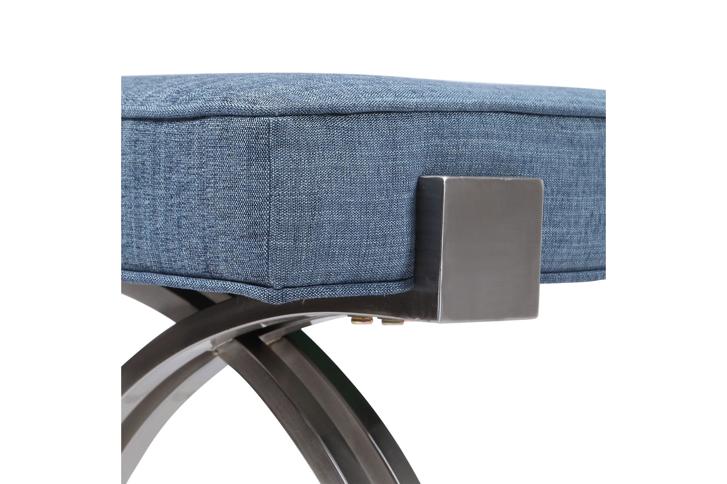 Marlin Modern Denim Bench at Gardner-White