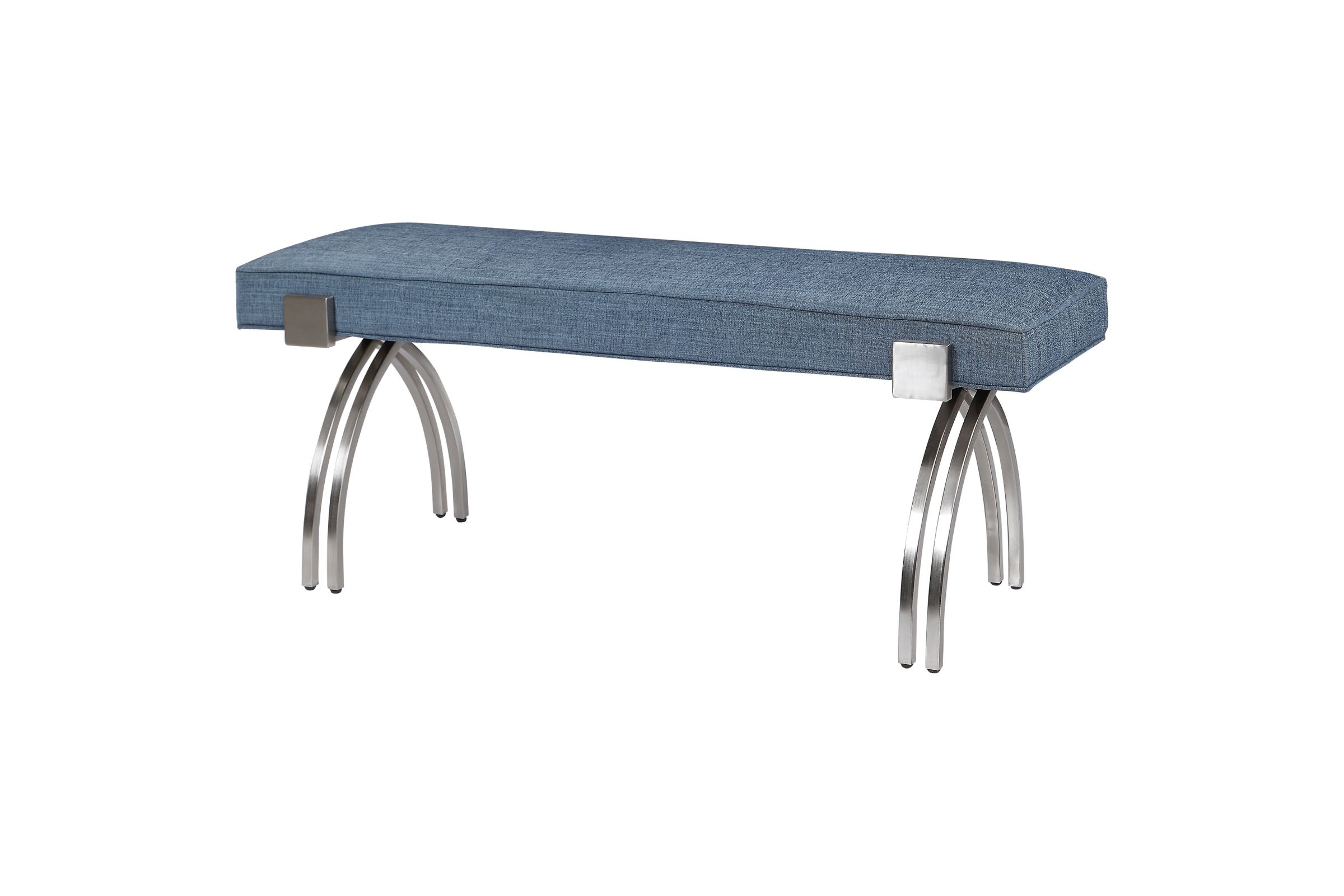 Marlin Modern Denim Bench at Gardner-White