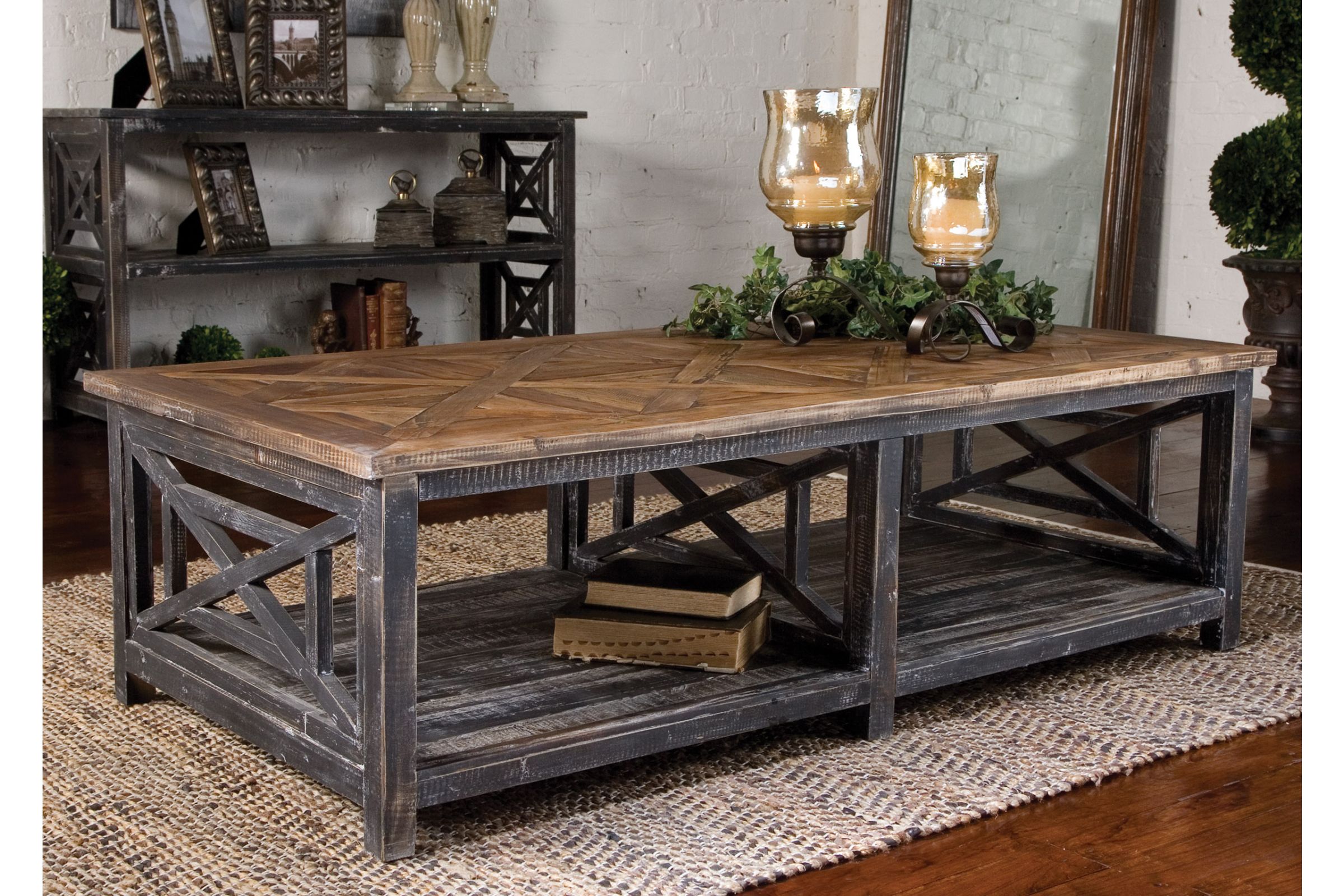 Spiro Reclaimed Wood Cocktail Table at Gardner-White