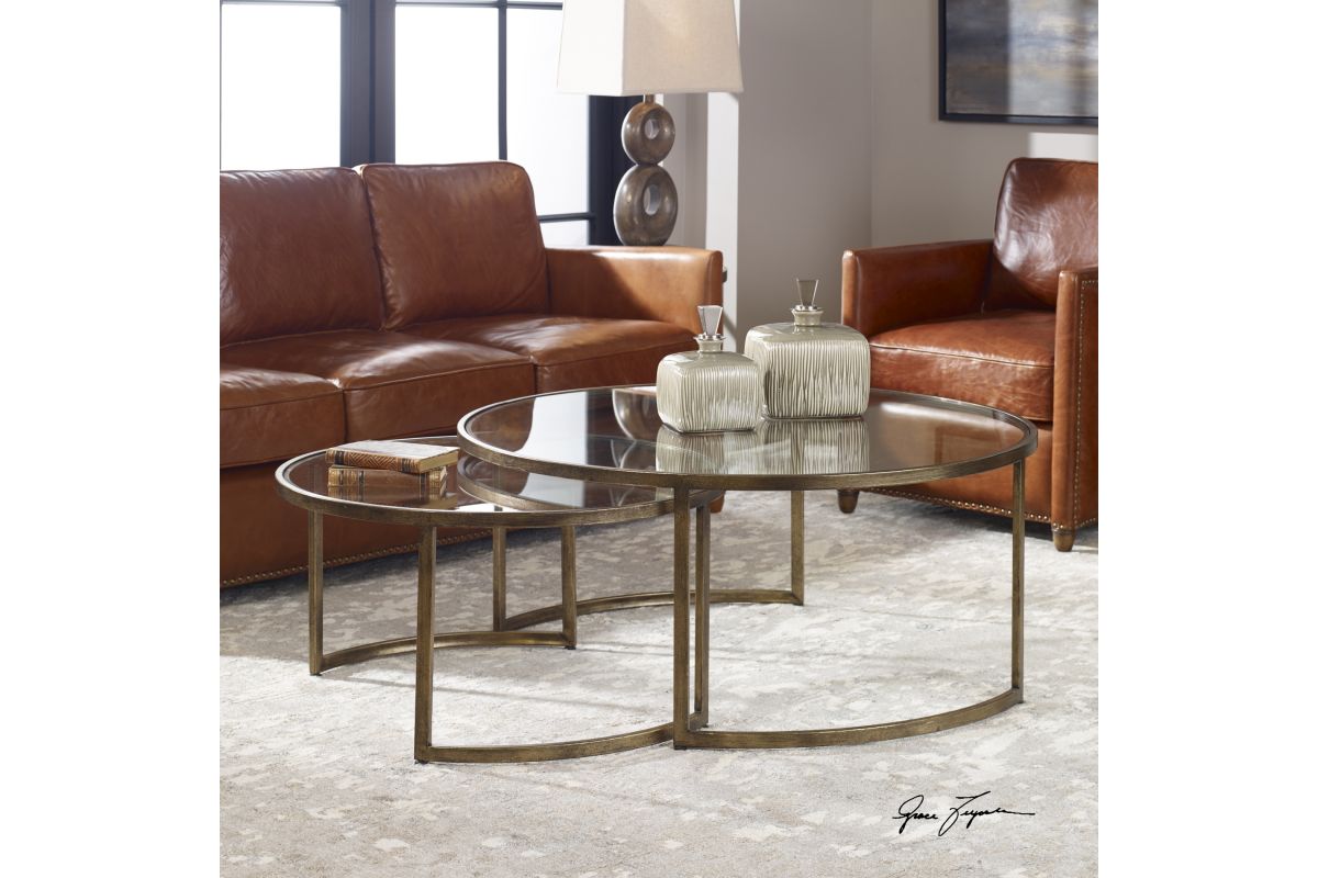 Rhea Nested Coffee Tables Set of 2 at Gardner-White