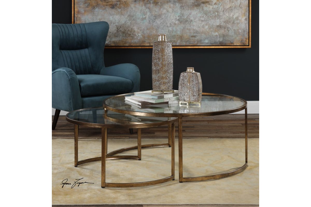 Rhea Nested Coffee Tables Set of 2 at Gardner-White