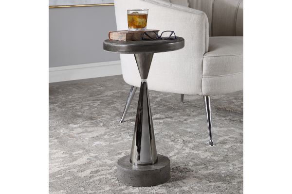 Simons Concrete Accent Table at Gardner-White