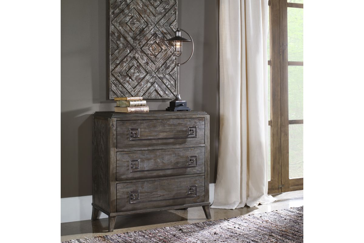 Baseer Charred Walnut Accent Chest at Gardner-White