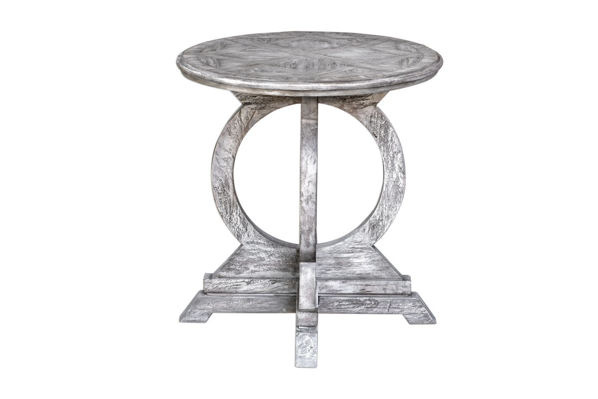 Maiva White Accent Table at Gardner-White