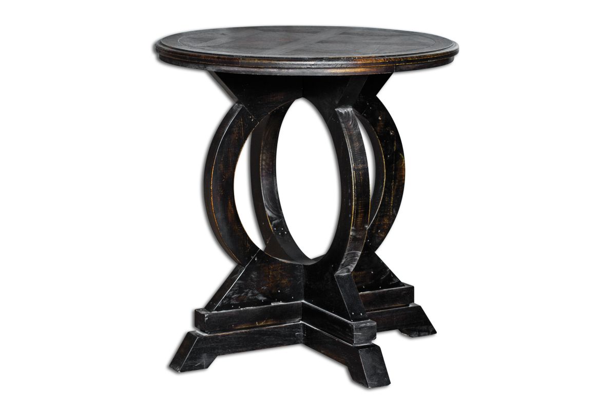 Maiva Black Accent Table at Gardner-White