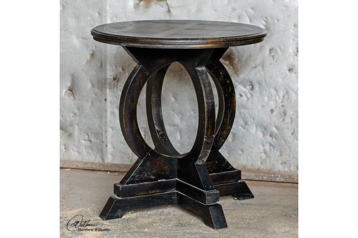 Maiva Black Accent Table at Gardner-White