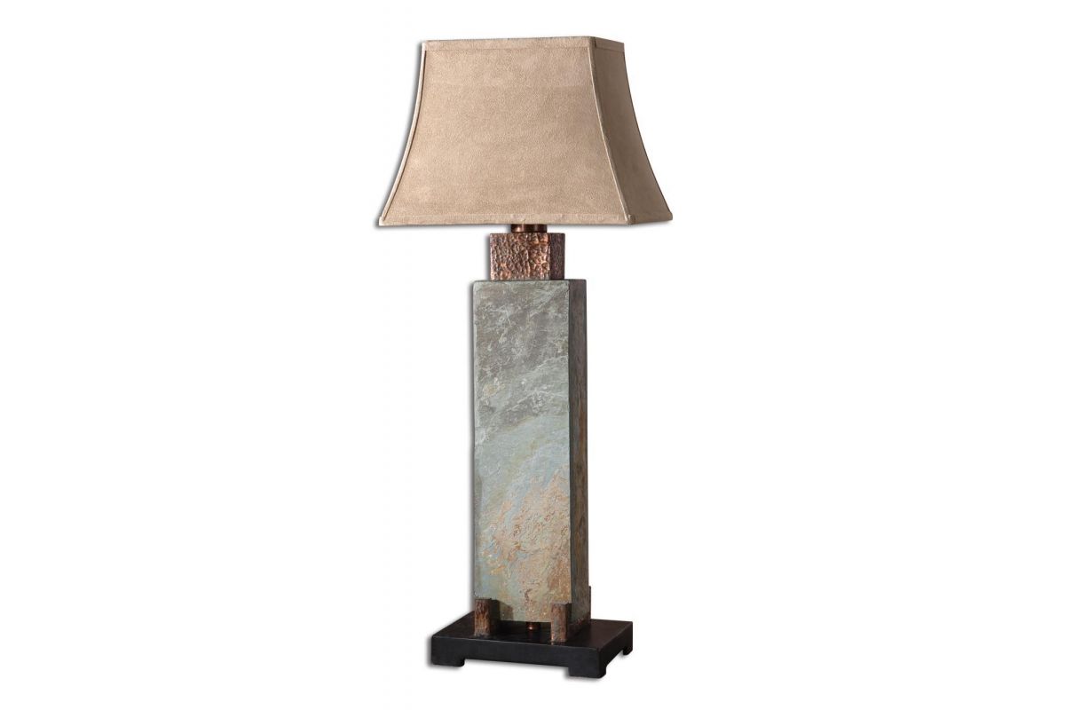 Tall Slate Table Lamp at Gardner-White