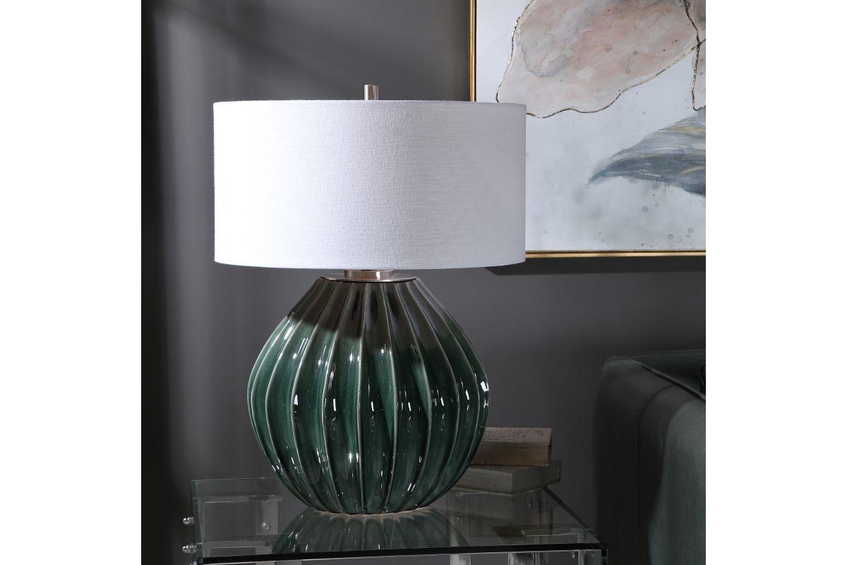 Rhonwen Green Table Lamp at Gardner-White