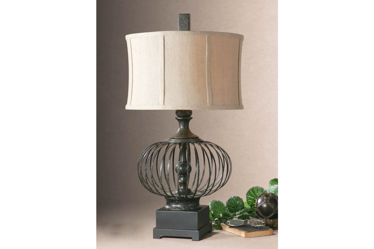 Lipioni Rustic Black Lamp at Gardner-White