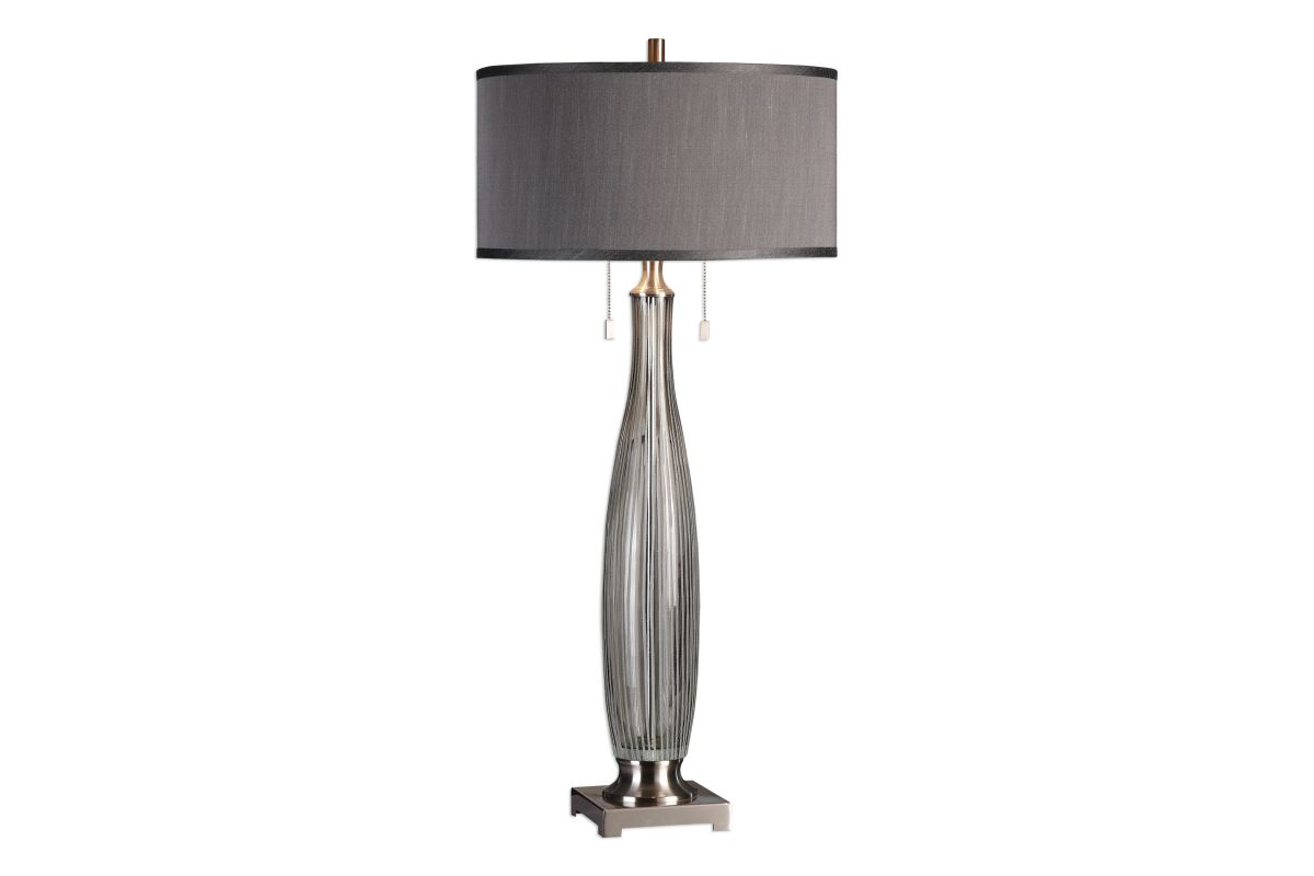 Coloma Gray Glass Table Lamp at Gardner-White