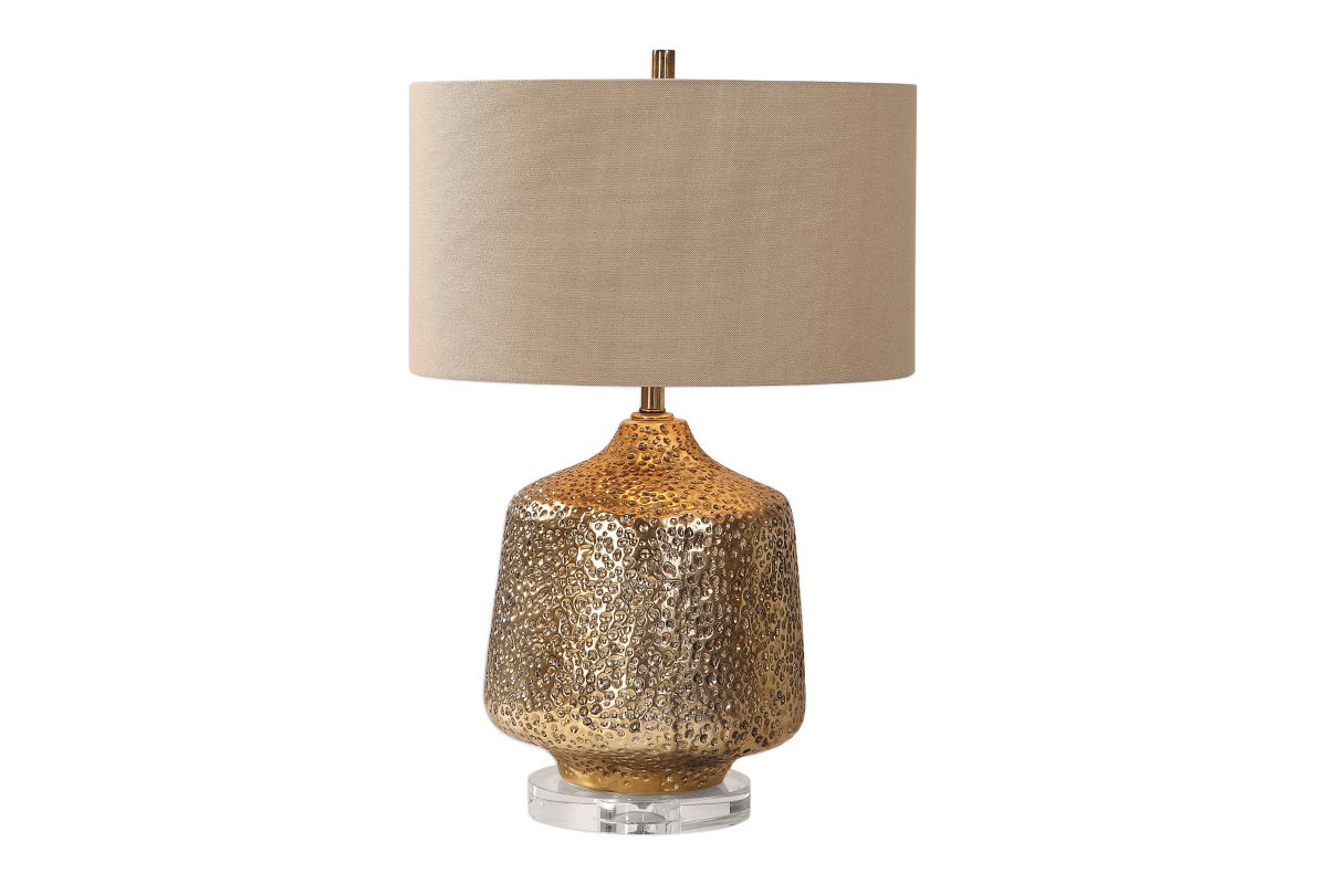 Galaxia Metallic Gold Lamp at Gardner-White
