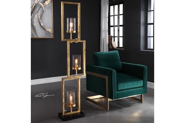 Cielo Staggered Rectangles Floor Lamp at Gardner-White