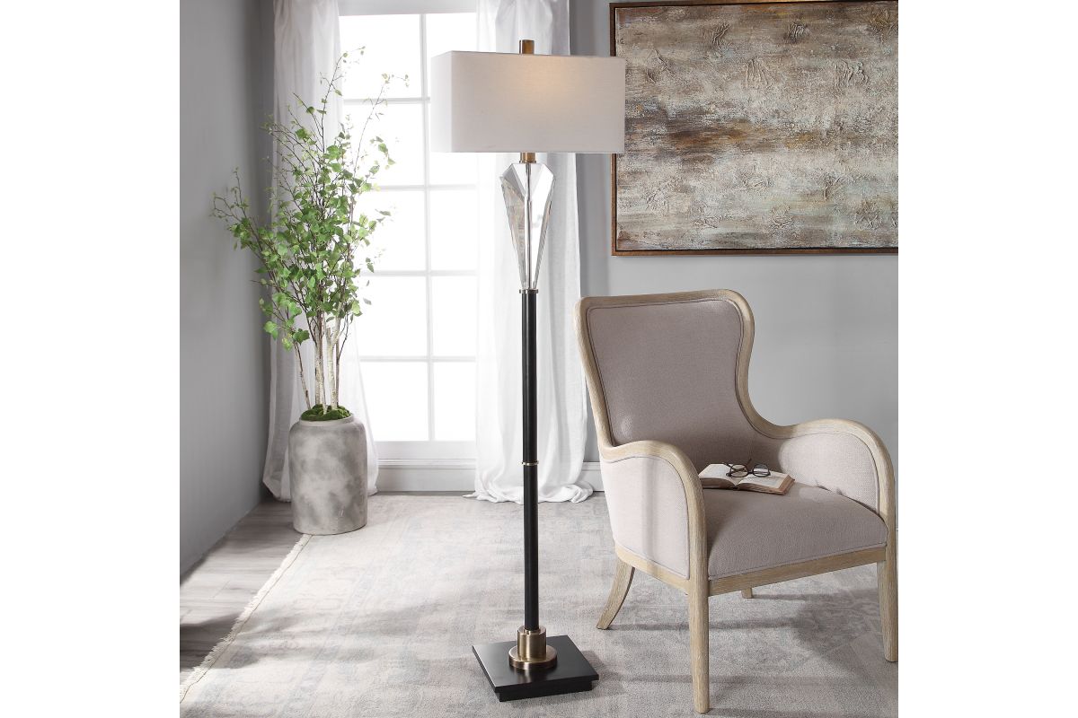 Cora Contemporary Floor Lamp at Gardner-White
