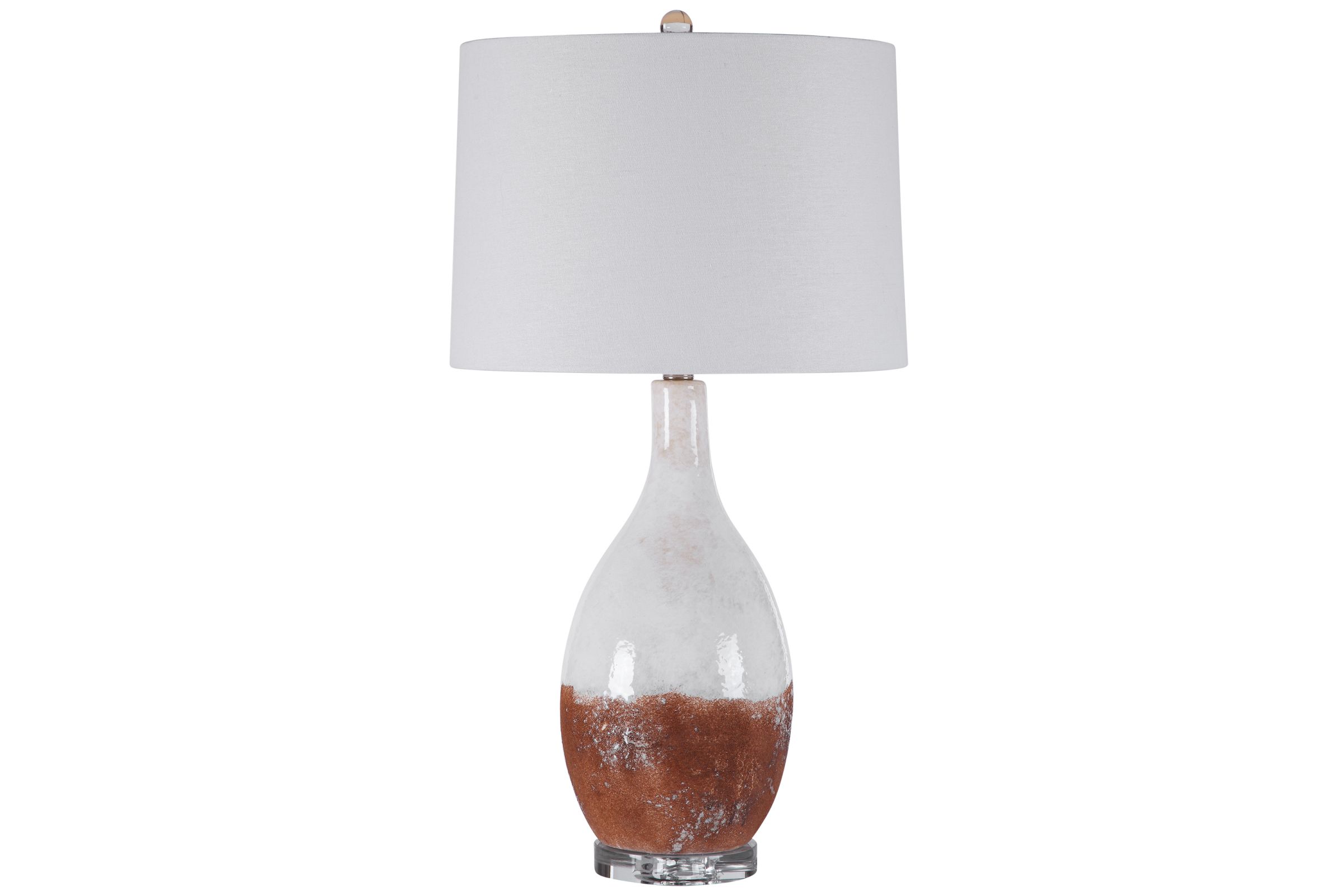 Durango Rust White Table Lamp at Gardner-White