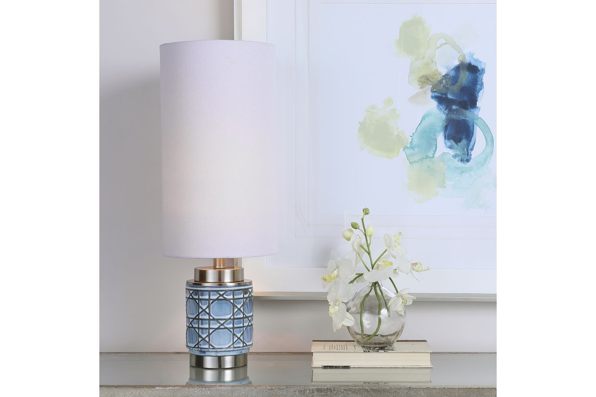 Morrisey Blue Buffet Lamp at Gardner-White