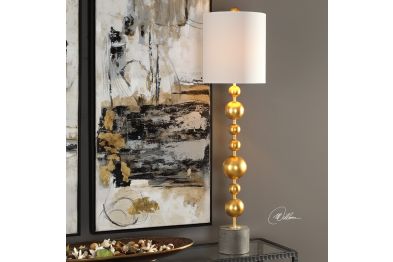 Selim Gold Buffet Lamp at Gardner-White