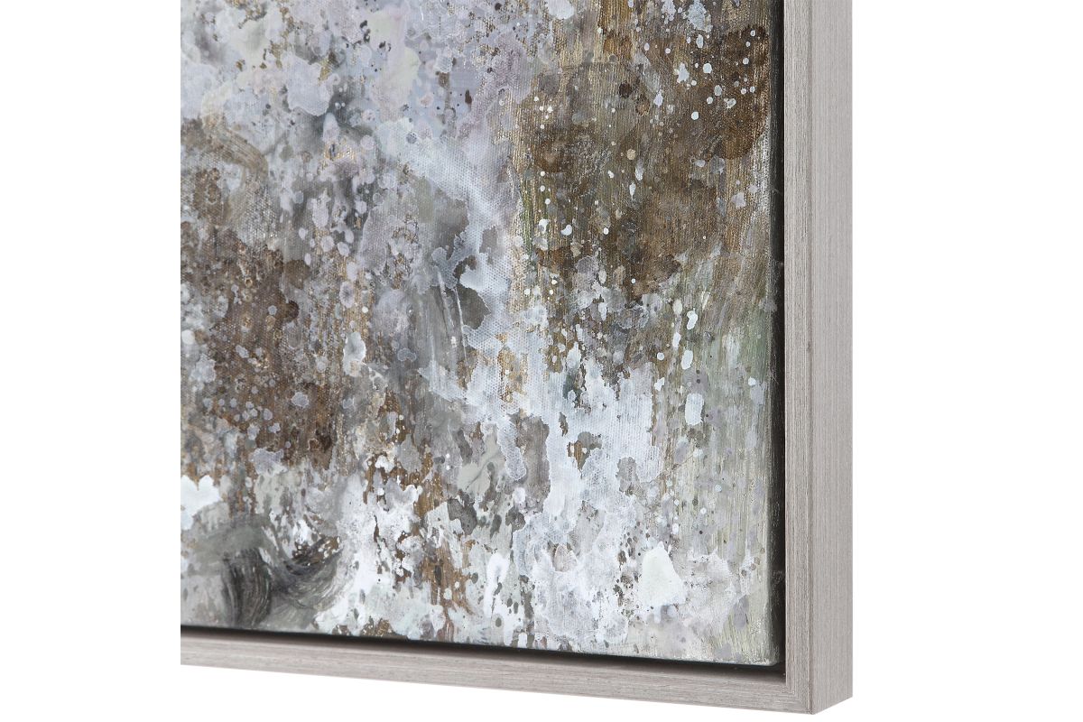 Sea Mist Hand Painted Canvas at Gardner-White