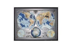 Mirrored World Map at Gardner-White