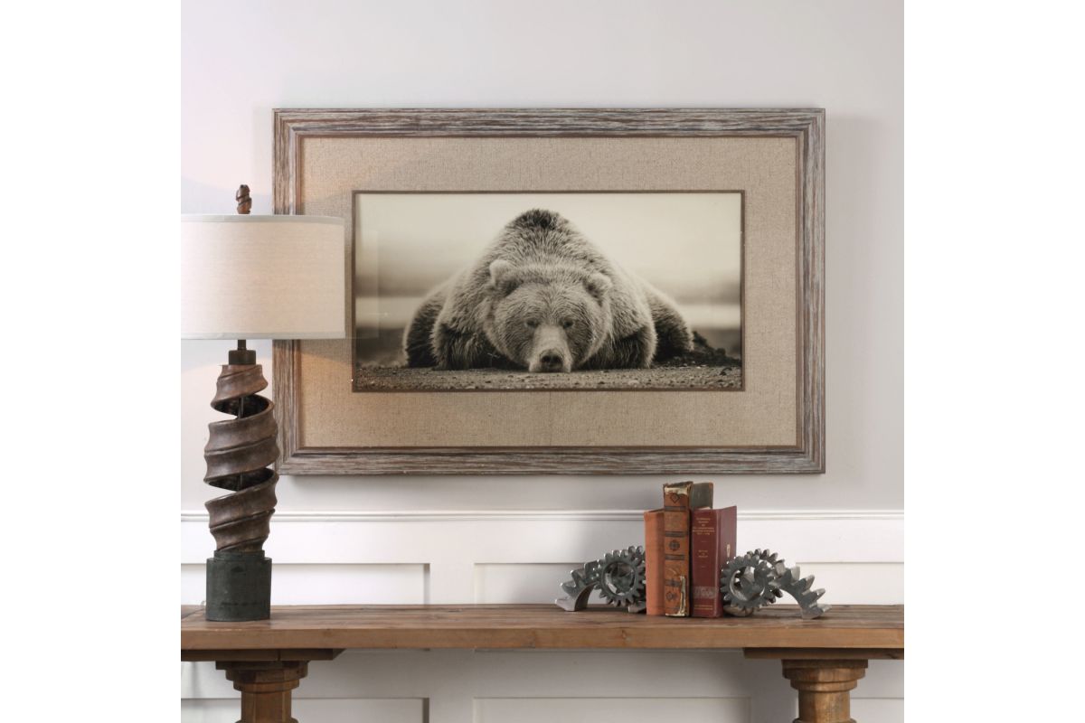 Deep Sleep Bear Print at Gardner-White