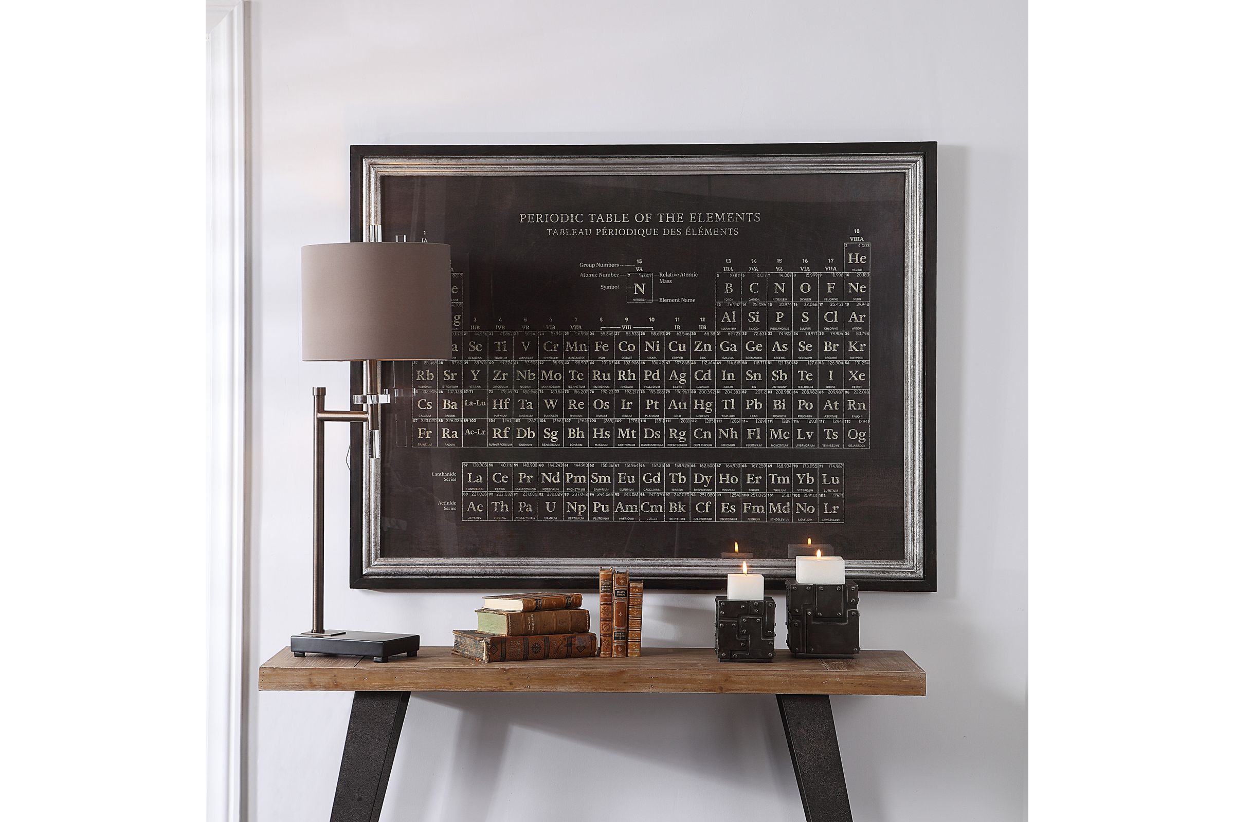 Periodic Table Framed Print at Gardner-White