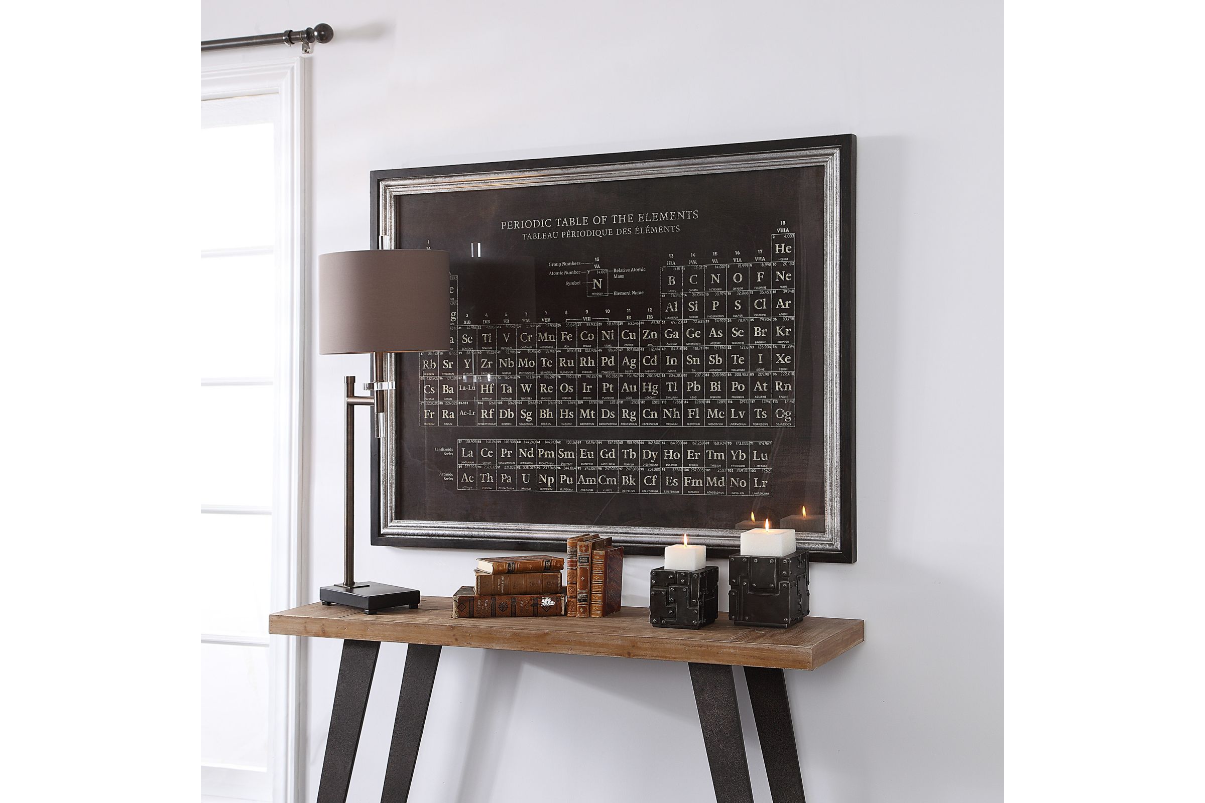 Periodic Table Framed Print at Gardner-White