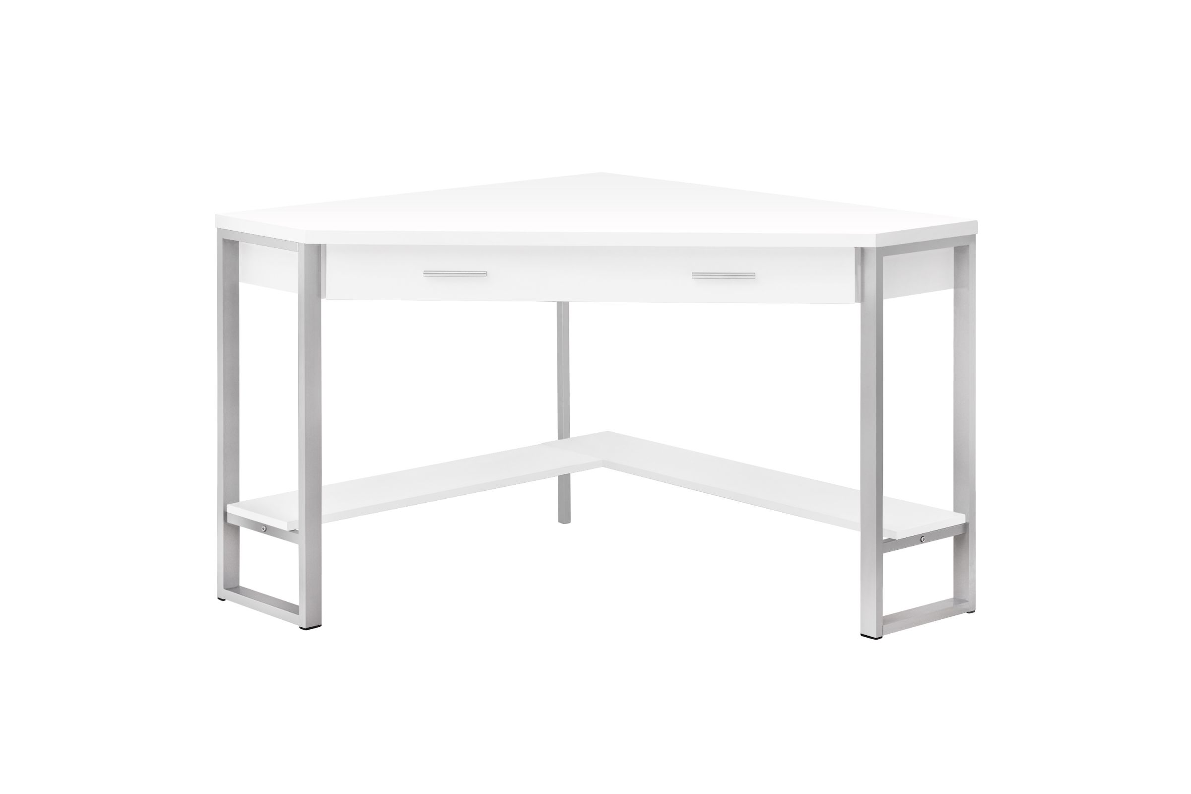 Easton 42" White Corner Computer Desk