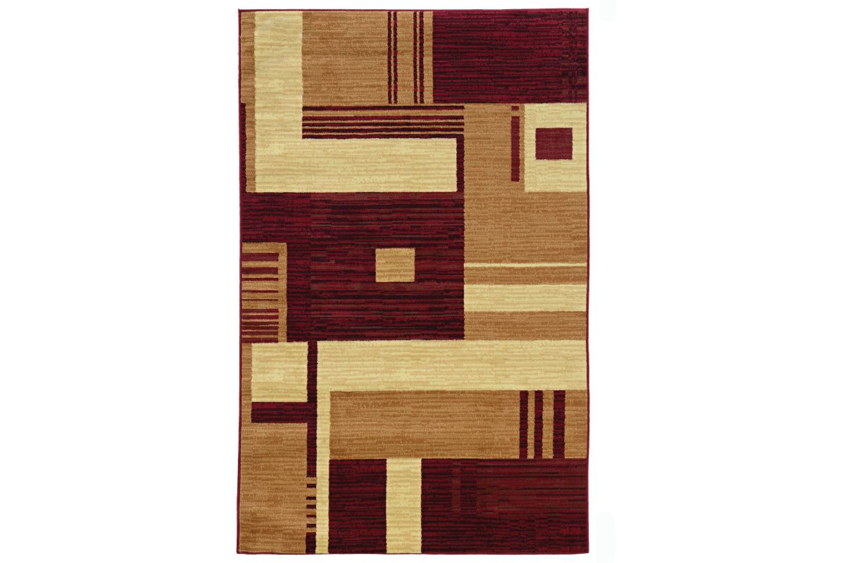 Savannah Red 4'3" x 7'3" Rug at Gardner-White