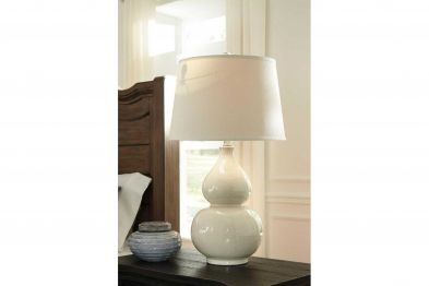Cream Ceramic Table Lamp at Gardner White