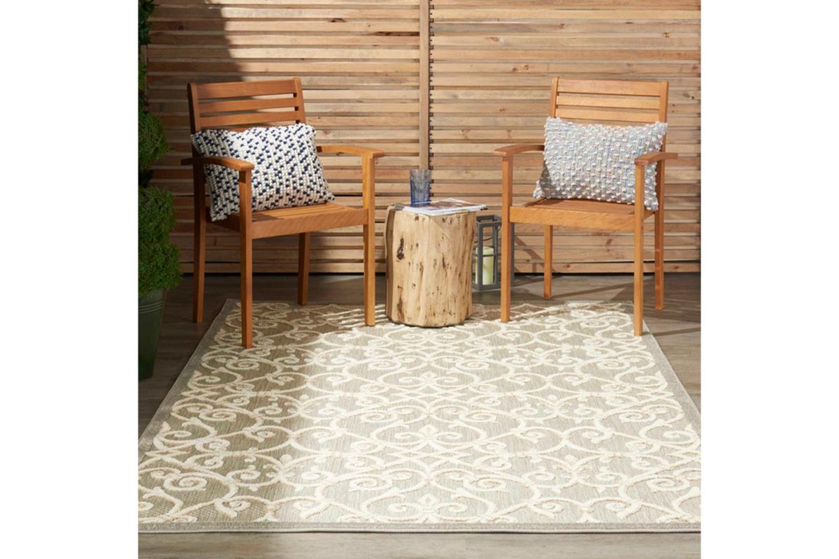 Aloha Natural 5x8 Outdoor Rug at Gardner-White