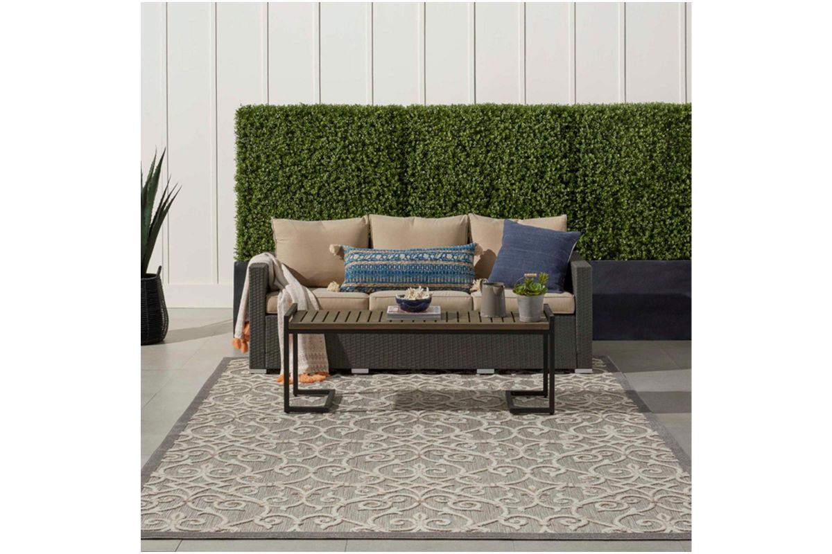 Aloha Natural 5x8 Outdoor Rug at Gardner-White