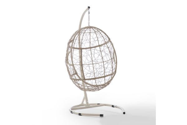 Cleo Indoor Outdoor Wicker Hanging Egg Chair at Gardner-White