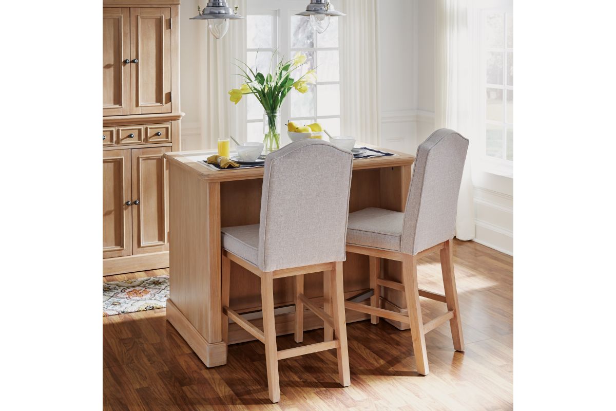 Claire 3 Piece Kitchen Island Set by homestyles at Gardner-White