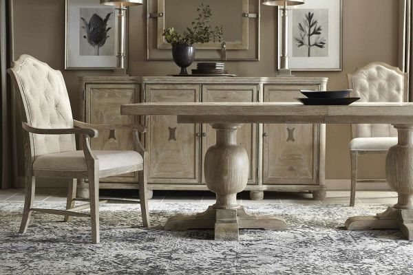 Rustic Patina Upholstered Arm Chair by Bernhardt at Gardner-White