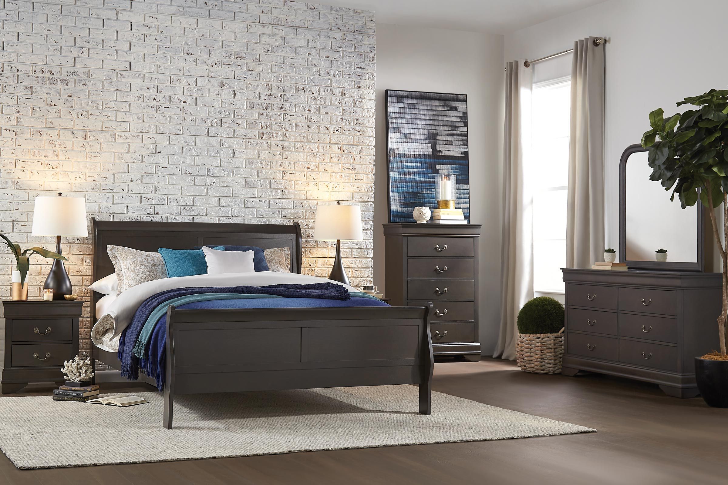 Sulton Twin Sleigh Bed at Gardner White