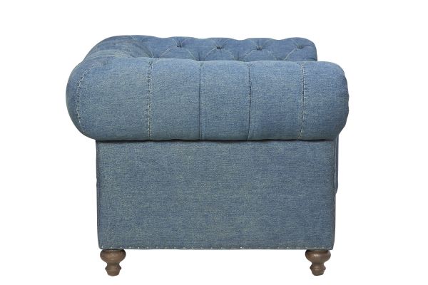 Greenwich Blue Denim Accent Chair at Gardner-White