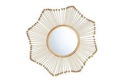 Ray Gold Mirror at Gardner-White