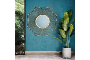 Ray Gold Mirror at Gardner-White