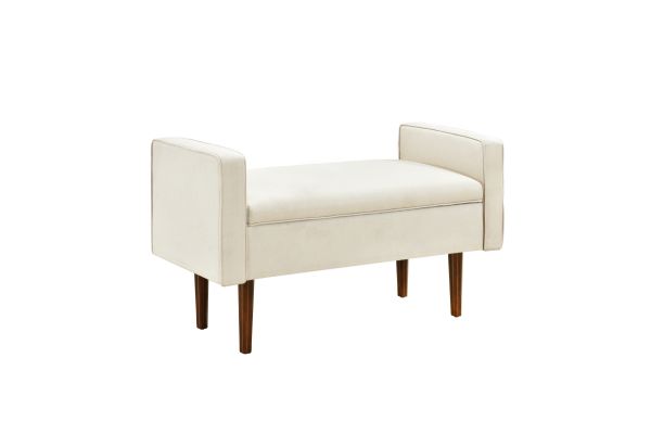 Upholstered Linen Storage Bench at Gardner-White
