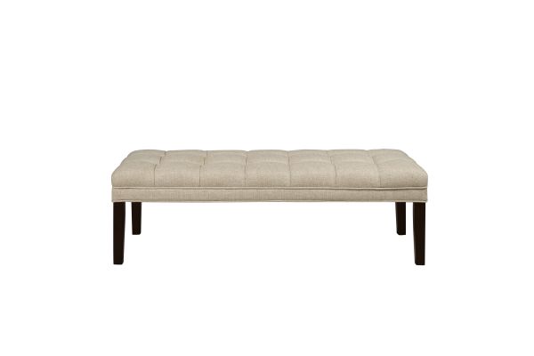 Upholstered Biscuit Tufted Bench at Gardner-White