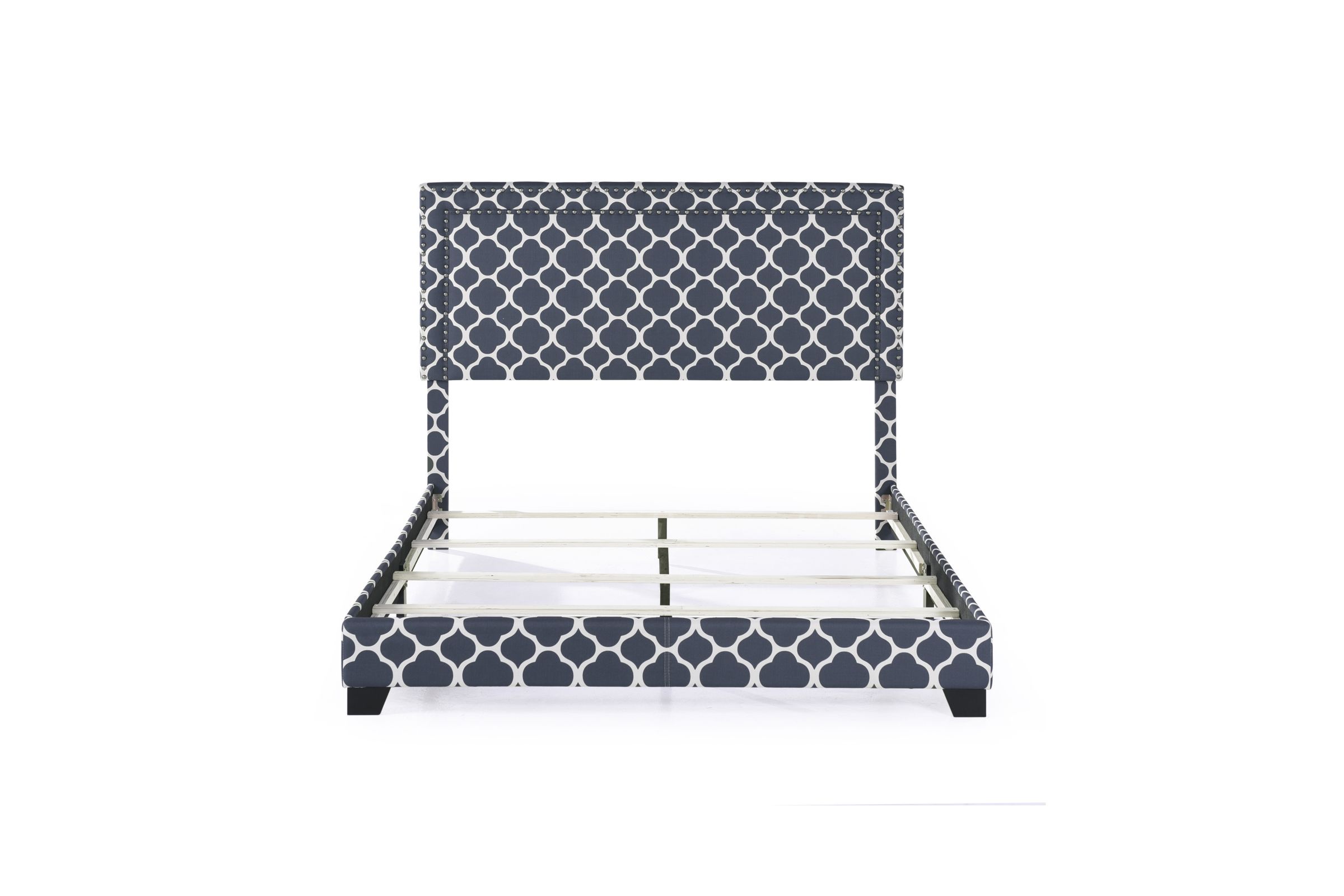 Marine Quatrefoil King Bed at Gardner-White