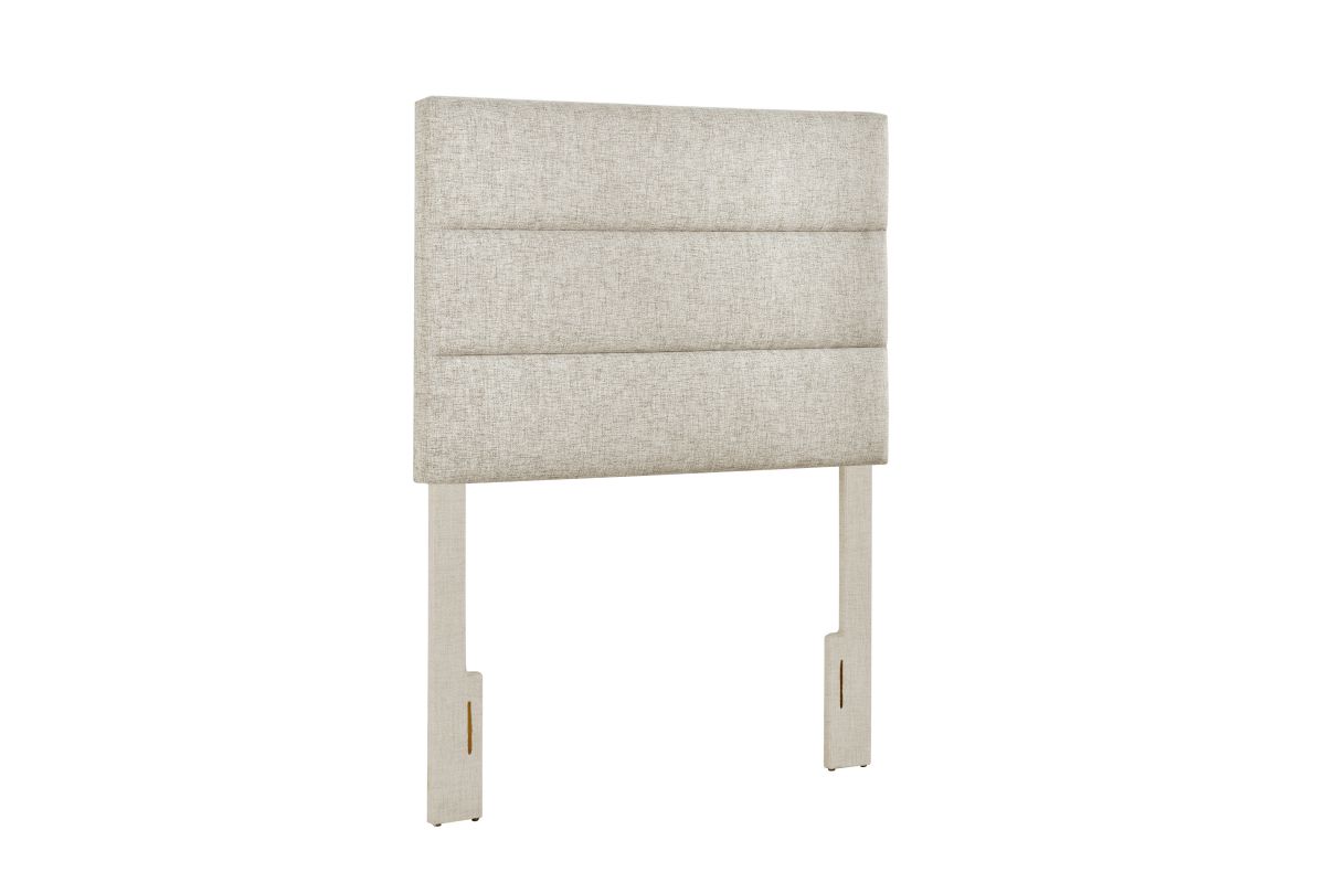 Horizontally Channeled Twin Headboard in Light Gray at Gardner-White