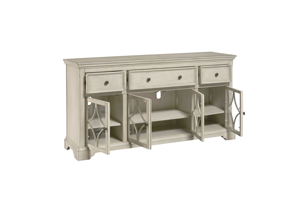 Cream Four Door Console at Gardner-White