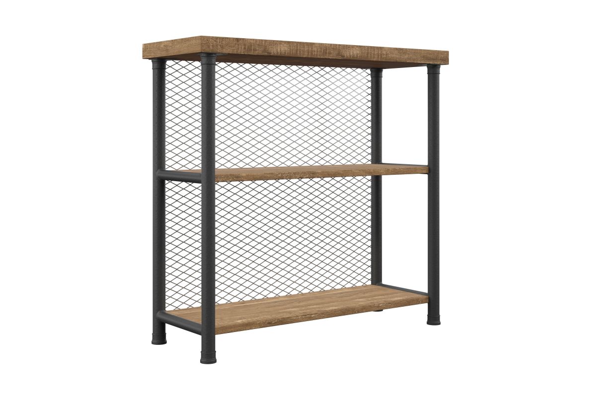 Industrial Rustic Oak Bookcase at Gardner-White