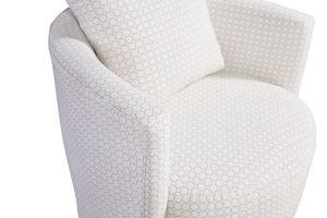 Zephyr Swivel Accent Chair by Jonathan Louis at Gardner-White