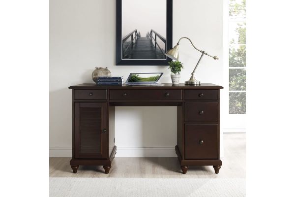 Palmetto Computer Desk Espresso at Gardner-White