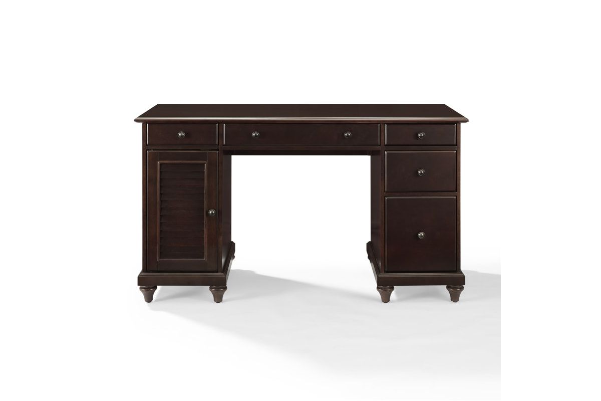 Palmetto Computer Desk Espresso at Gardner-White