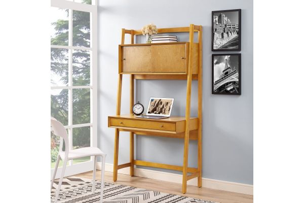 Landon Wall Desk Acorn at Gardner-White