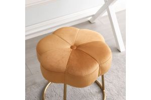 Flower Orange Vanity Stool at Gardner-White